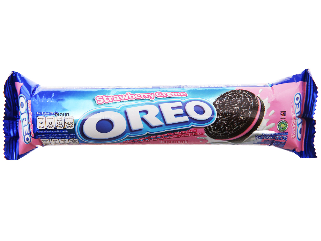 BÁNH QUY KEM OREO VỊ DÂU 133G – The City