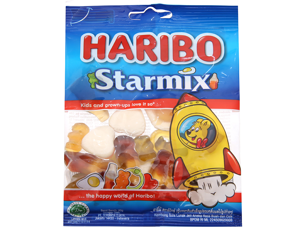 KẸO DẺO HARIBO STAR MIX 80G – The City