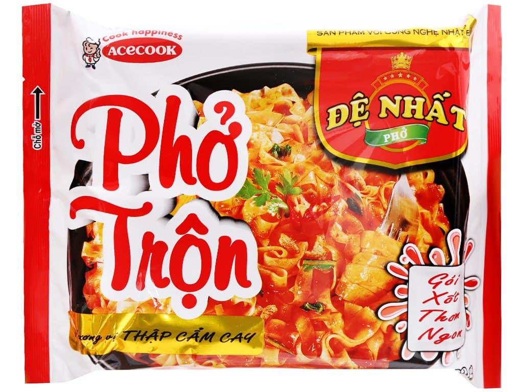 PHỞ TRỘN ĐỀ NHẤT VỊ THẬP CẨM CAY ACECOOK 82G – The City